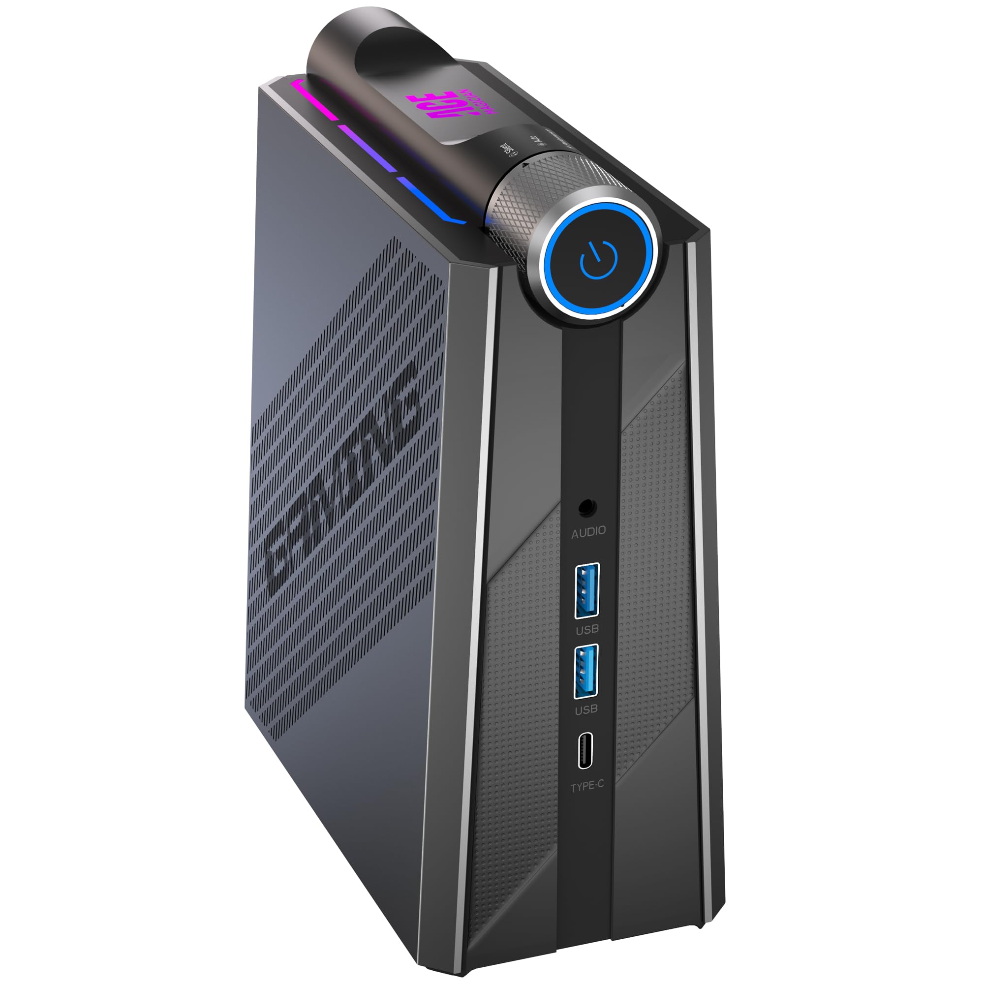 ACEMAGICIAN [Mini Gaming PC] Mini Computers Ryzen 9 6900HX[up to 4.9Ghz], 32GB DDR5 512GB NVMe SSD Mini PC with AMD Radeon 680M, RGB Lights/WiFi6/BT5.2/Dual Channel/3 Modes Mini Desktop