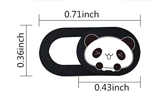 MBODM Webcam Cover Slide Web Camera Cover fits Laptop, Desktop, PC, Macboook Pro, iMac, Mac Mini, Computer, Smartphone– Ultra Thin 0.027in Cute Cat(3 Pack)