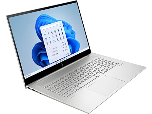 HP Envy Laptop 17.3" FHD Touchscreen 12th Gen (Intel i7-1255U 10-Core, 64GB RAM, 2TB PCIe SSD, Intel Iris Xe, Backlit KYB, FP, Thunderbolt 3, WiFi 6E, HDMI, Webcam, Win 11 Home) w/Dockztorm Dock