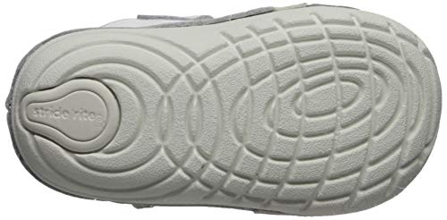 Stride Rite baby boys Soft Motion Frankie Athletic Sneaker, White, 3 Infant US