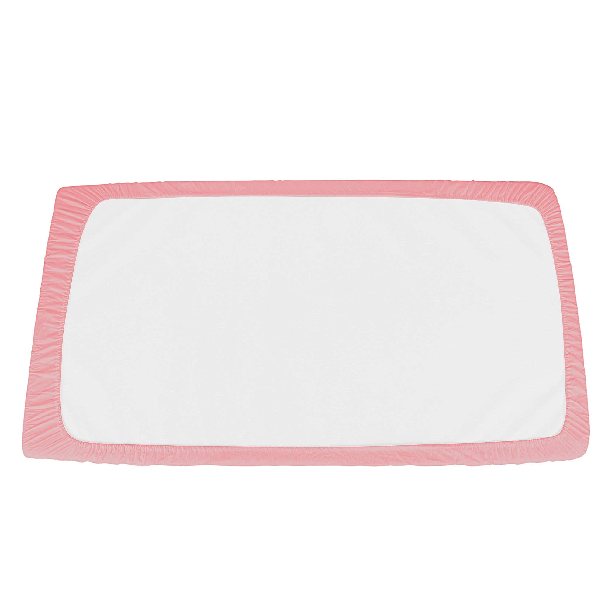 Superity Linen Fitted Sheet - 100% Cotton Crib Size Mattress Cover - Soft, Smooth, and Comfortable - 200 Thread Count - Bed Sheet Stretches to 7 inches for Snug Fit.