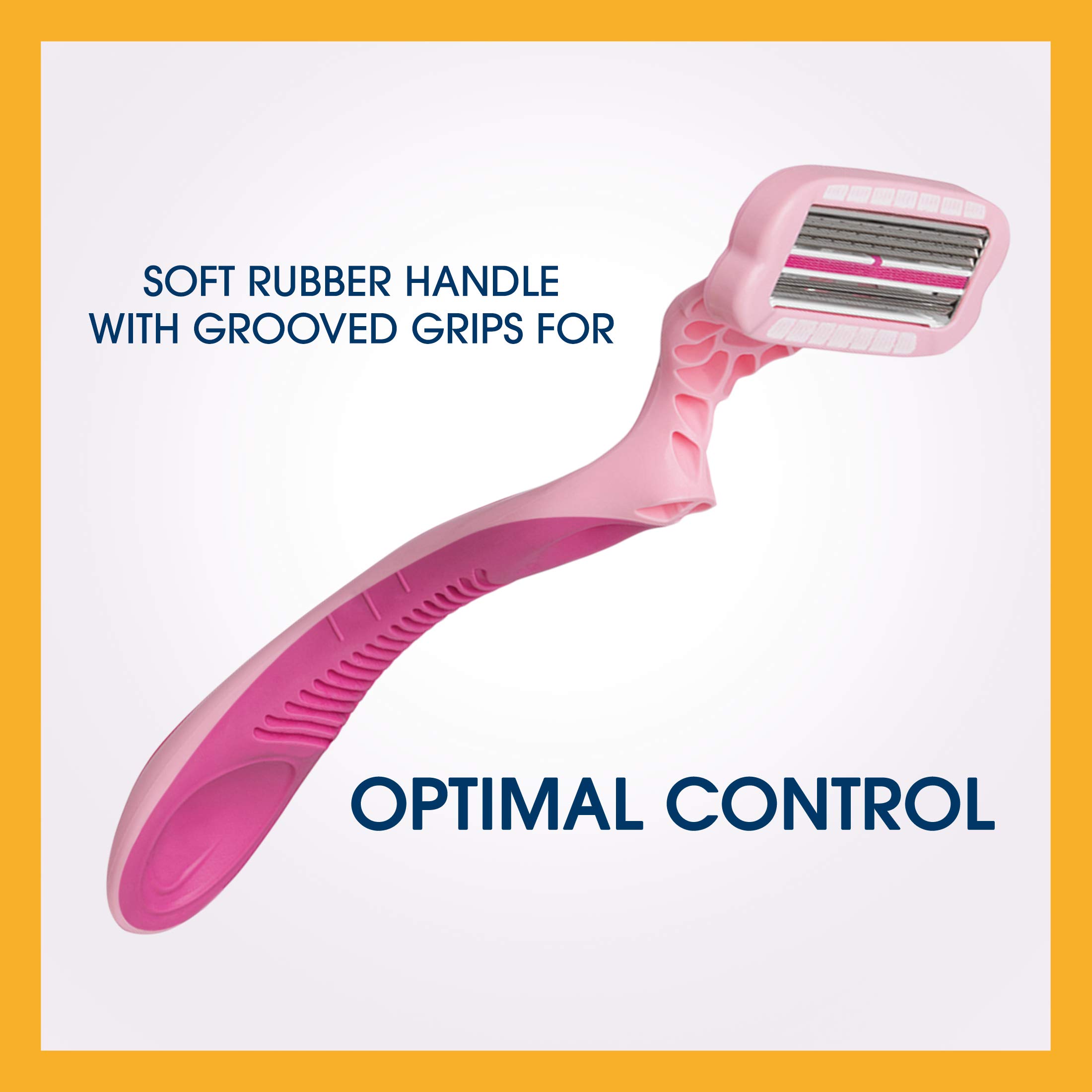 Schick Intuition f.a.b Womens Bi-Directional Disposables Razor,3 Count (Pack of 1)
