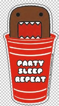 Car Magnets - Domo Kun - Party Sleep Repeat