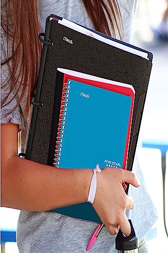 Five Star Small Spiral Notebook, 2-Subject, College Ruled Paper, Fights Ink Bleed, Water Resistant Cover, 6" x 9-1/2", 100 Sheets, Tidewater Blue (06180AA4)
