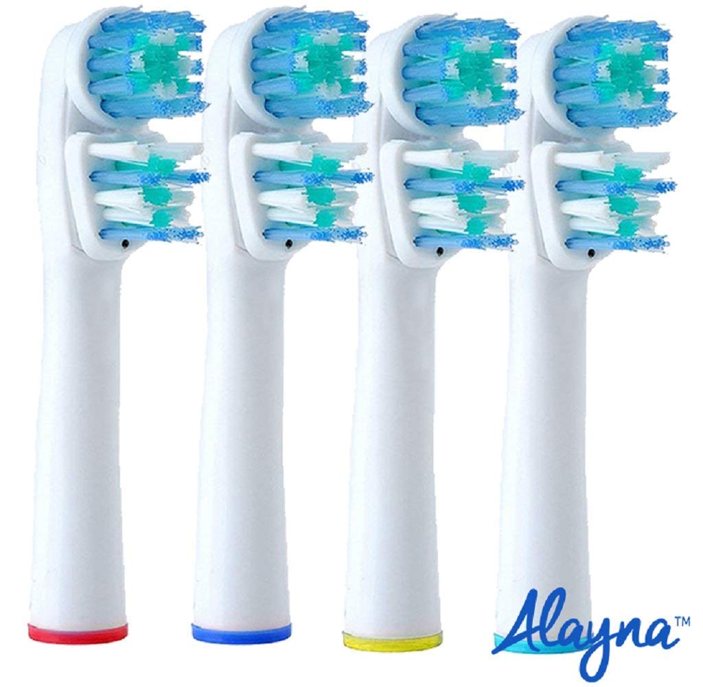 Replacement Brush Heads Compatible With Oral B- Double Clean Design, Pack of 20 Generic Electric Toothbrush Replacement Heads- Fits Oralb Pro 7000, 1000, 8000, 9000, 1500, 5000, Kids, Vitality & More!