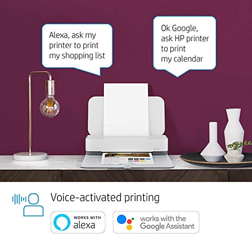 HP Tango X Smart Wireless Printer with Indigo Linen -cover β Mobile Remote Print, Scan, Copy, HP Instant Ink (3DP64A)