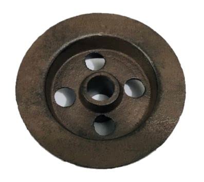 4 Rustic Cast Iron Mining Cart Wheels 5 3/4" Wide Display Track Cart Wheel