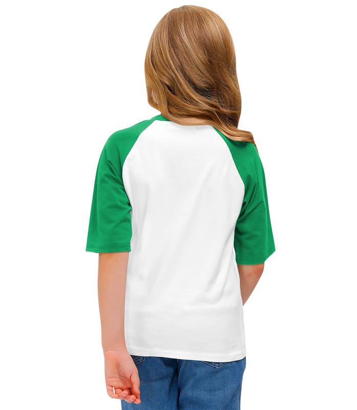 Toddler Boys St. Patrick's Day Funny We Bit Irish Raglan Sleeve Tee Irish Cute Shirt for Toddler Girls 1-2 Years 2XS
