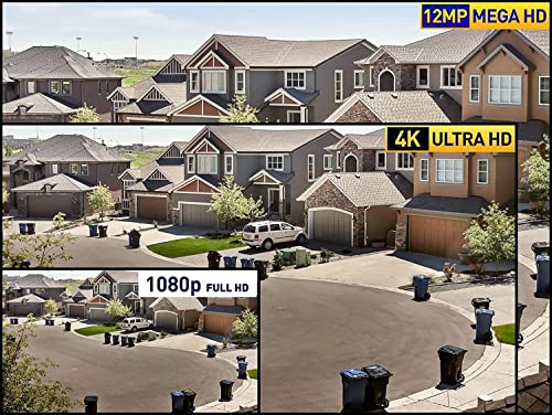 Swann Home DVR Security Cam System with 2TB HDD, 8 Channel 8 Cam, 4K UHD Video, Indoor Outdoor Wired Surveillance CCTV, Color Night Vision, Heat Motion Detection, LED Lights, Sirens, 856808
