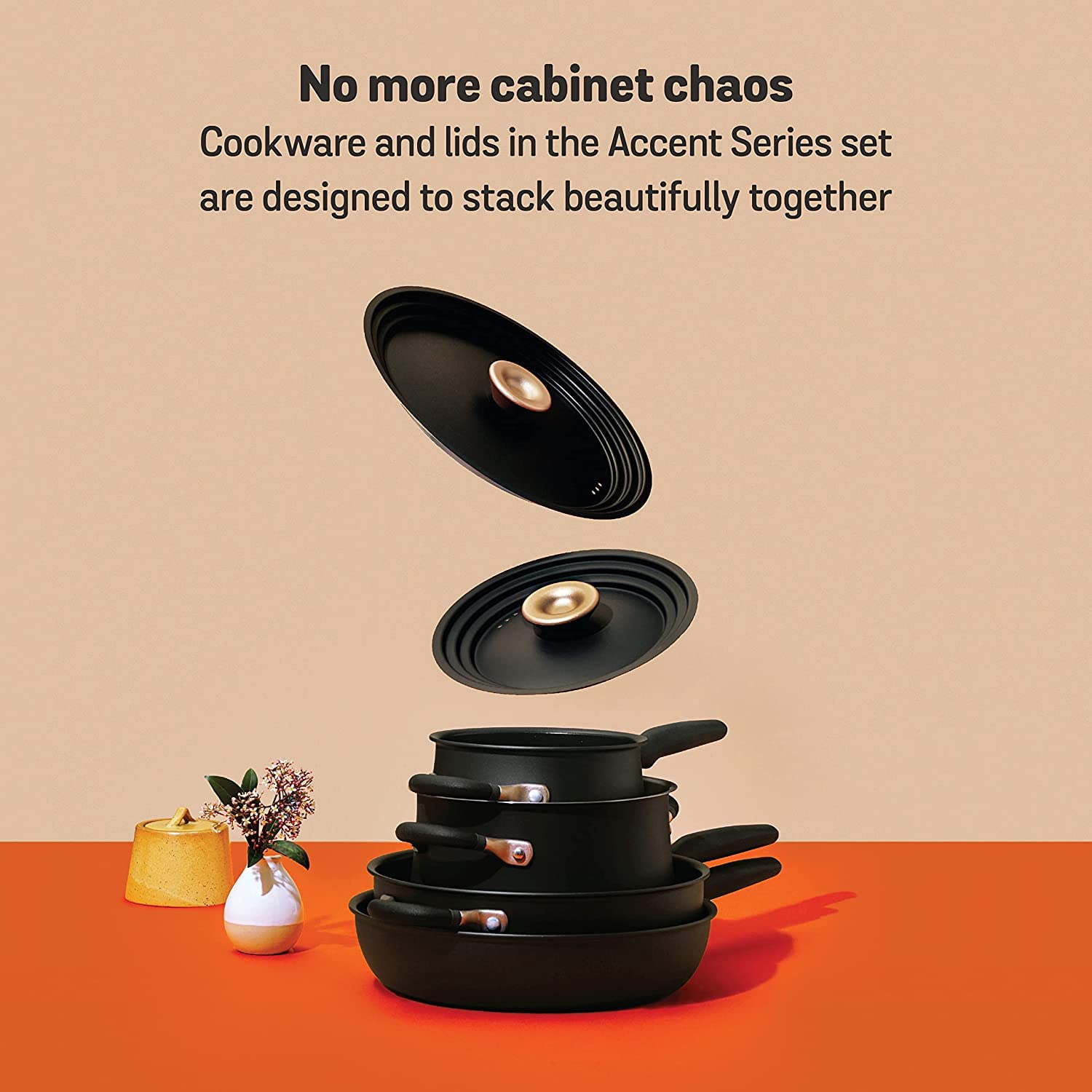 Meyer Accent Series Stainless Steel Universal Pots and Pan/Cookware Lid, Medium
