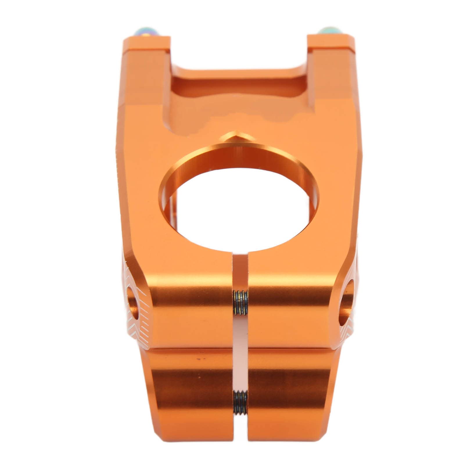 31.8mm Handlebar Stem,Aluminum Alloy Bike Stem for Most Mountain Bikes,Road Bike(Orange)