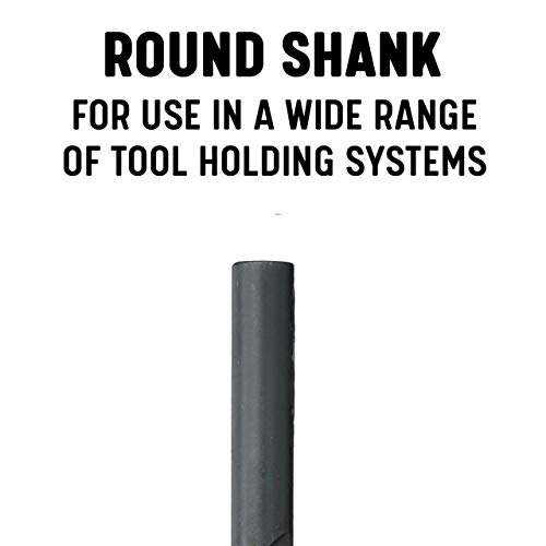 Drill America - DWDN44P12 #44 High Speed Steel Black Oxide Drill Bit (Pack of 12), DWDN Series