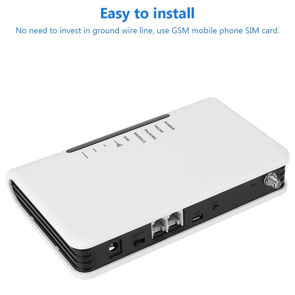 WirelessTerminal, Fixed Terminal Quad-Band GSM 850/900/1800/1900MHz Alarm 100-240V for Home(US Plug)
