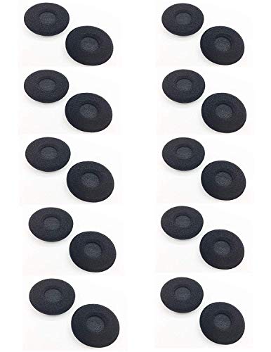 Premium EncorePro Headset Foam Covers | Replacement Ultra Soft Foam Cushion for Plantronics EncorePro HW510 HW510V HW510D HW520 HW520V HW520D HW515 HW525 202997-02 Headset (10 Pack)