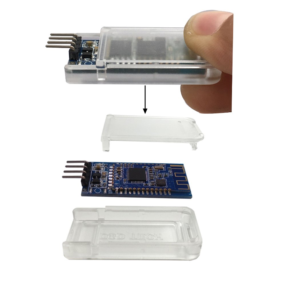 DSD TECH HM-10 Master and Slave Bluetooth 4.0 LE iBeacon Module Compatible with iPhone and iPad with 4 PIN Dupont Cable for Arduino