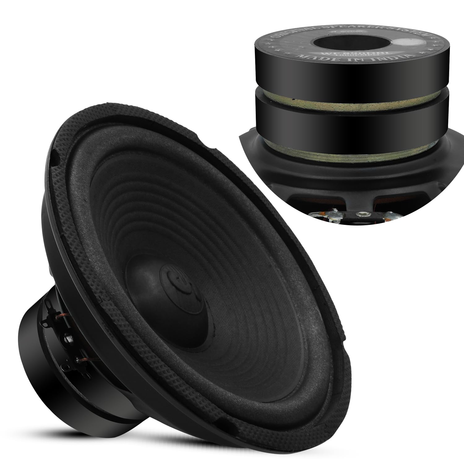 5 Core 10 Inch Subwoofer Speakers • 1200W Peak • 4 Ohm Replacement Car Sub Woofer w Powerful Bass • 1" Voice Coil • Double 13 Oz Magnet WF 1090 DBL