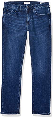 Amazon Essentials Men's Comfort Stretch Straight Slim-Fit Jean (Previously Goodthreads), Medium Indigo, 33W x 30L
