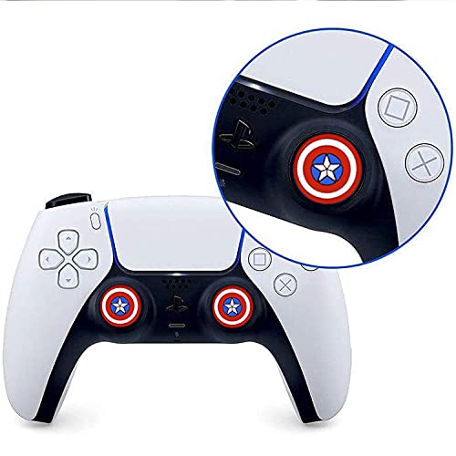 2PCS Analog Thumb Grip Cover, Dualsense Wireless Controller Game Remote Joystick Cap, Magical Non-Slip Silicone Grip Protective Cover, Suitable for PS5/PS4/Xbox one/360/NS PRO