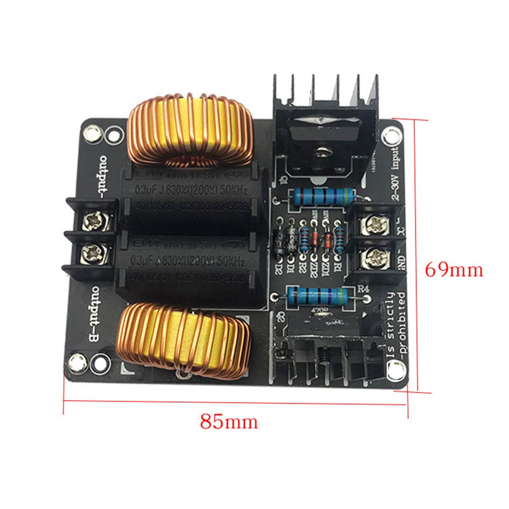 ZVS 20A 1000W DC12-30V Low Voltage Induction Heating Module Flyback Heater Driver Board