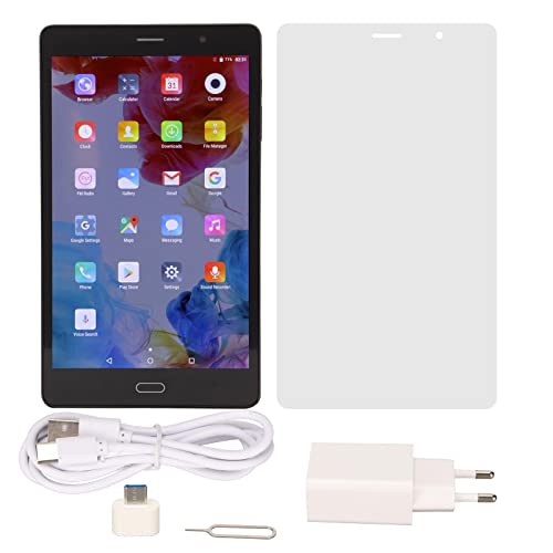 8 Inch Tablet, Mini Handheld Tablet 1920x1200 HD 4GB RAM 64GB ROM, MTK6753 Chip, 4G LTE Network Tablet for Android 9 with Front and Rear Cameras, Dual SIM Dual Standby Tablet PC (US)