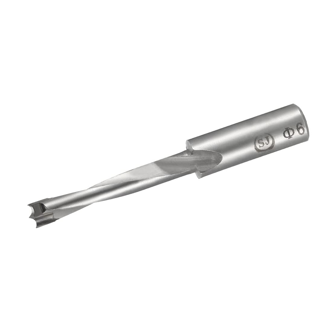 uxcell Brad Point Drill Bits for Wood 6mm x 68mm Right Turning Carbide for Woodworking Carpentry Drilling Tool