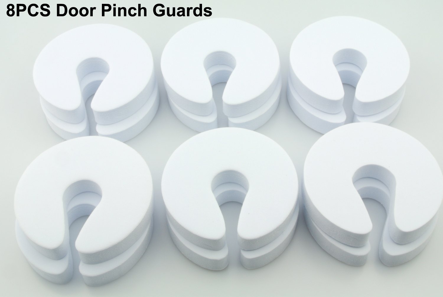 Maydahui 8 PCS Finger Pinch Guards Baby Proofing Doors Extra Soft Durable Foam Door Stopper Slamming Doors Bumper Sleek Design for Child Baby Safety Finger Protectors