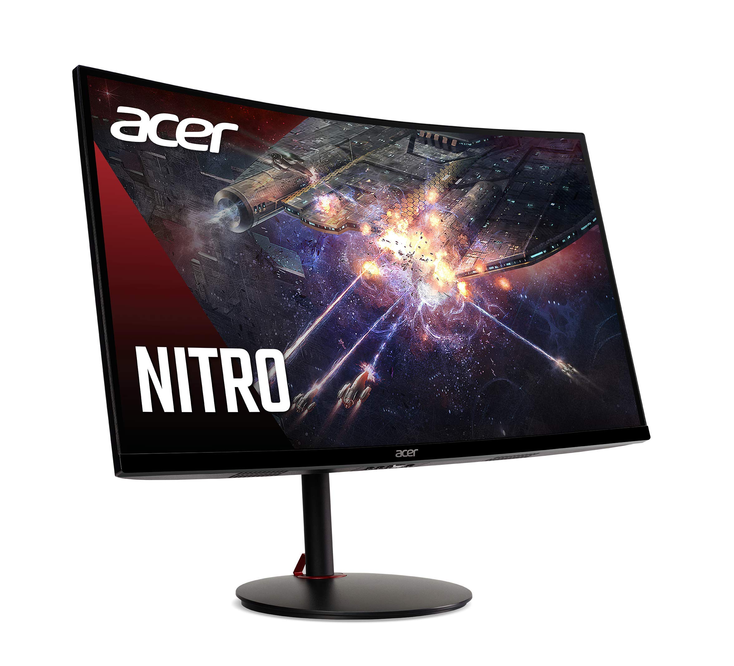 Acer Nitro XZ270U Pbmiiphx 27"" 1500R Curved WQHD (2560 x 1440) VA Zero-Frame Gaming Monitor with Adaptive-Sync Technology, 165Hz Refresh Rate, 1ms VRB, (Display Port & 2 x HDMI Ports), Black
