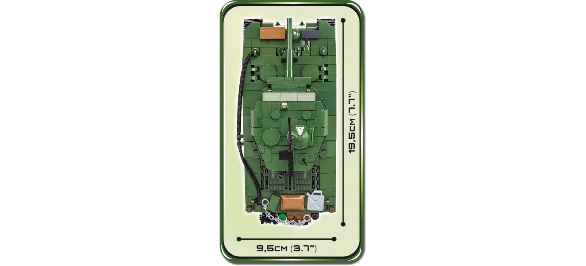 COBI 720 Pcs Historical Collection WWII /2550/ Sherman M4A3E2