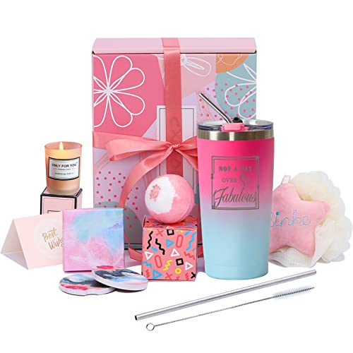 Birthday Gifts for Women, Gift Box For Women Mom Sister Best Friends, Gift Baskets For Women, Spa Box Gift Basket for Her, Happy Birthday Gift Set, Thank You Gifts