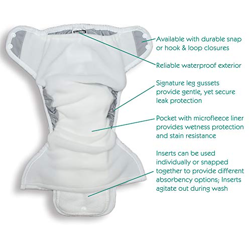 Thirsties One Size Pocket Reusable Cloth Diaper, Snap Closure, Mountain Twilight