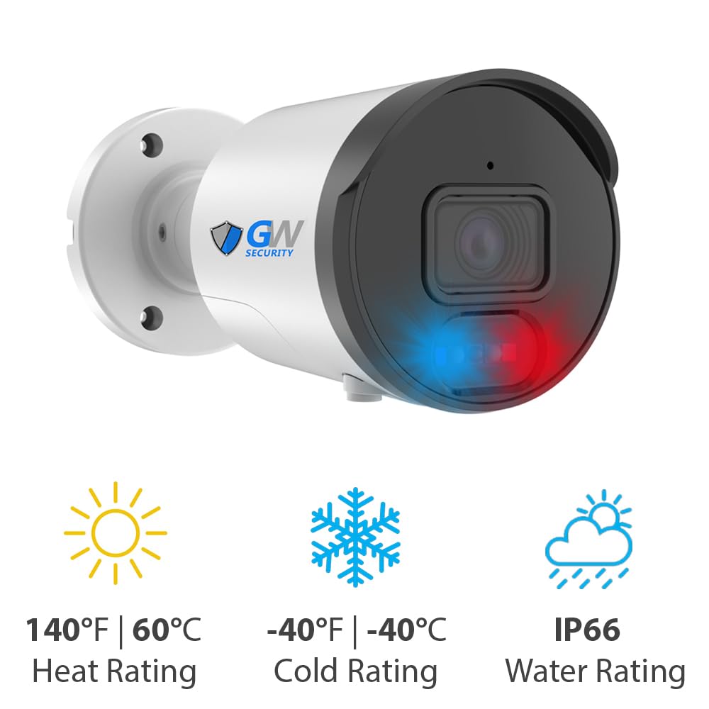 GW Security Smart AI 16 Channel H.265 PoE NVR Ultra-HD 4K (3840x2160) Security Camera System with 16 x 4K (8MP) 2160P Face Recognition / Human / Vehicle Detection Outdoor Indoor Surveillance IP Camera