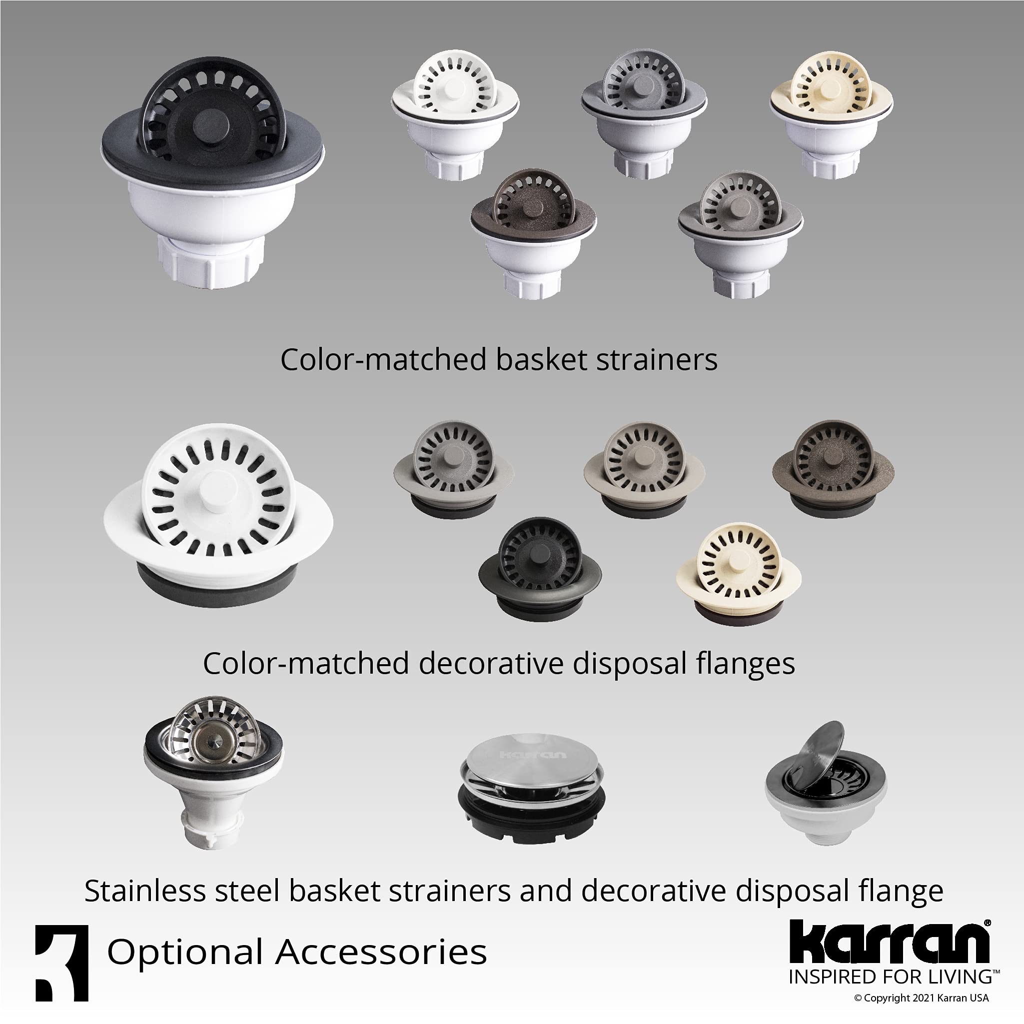 Karran QU-812 Undermount 32.5 in. Large Single Bowl Quartz Kitchen Sink in Concrete