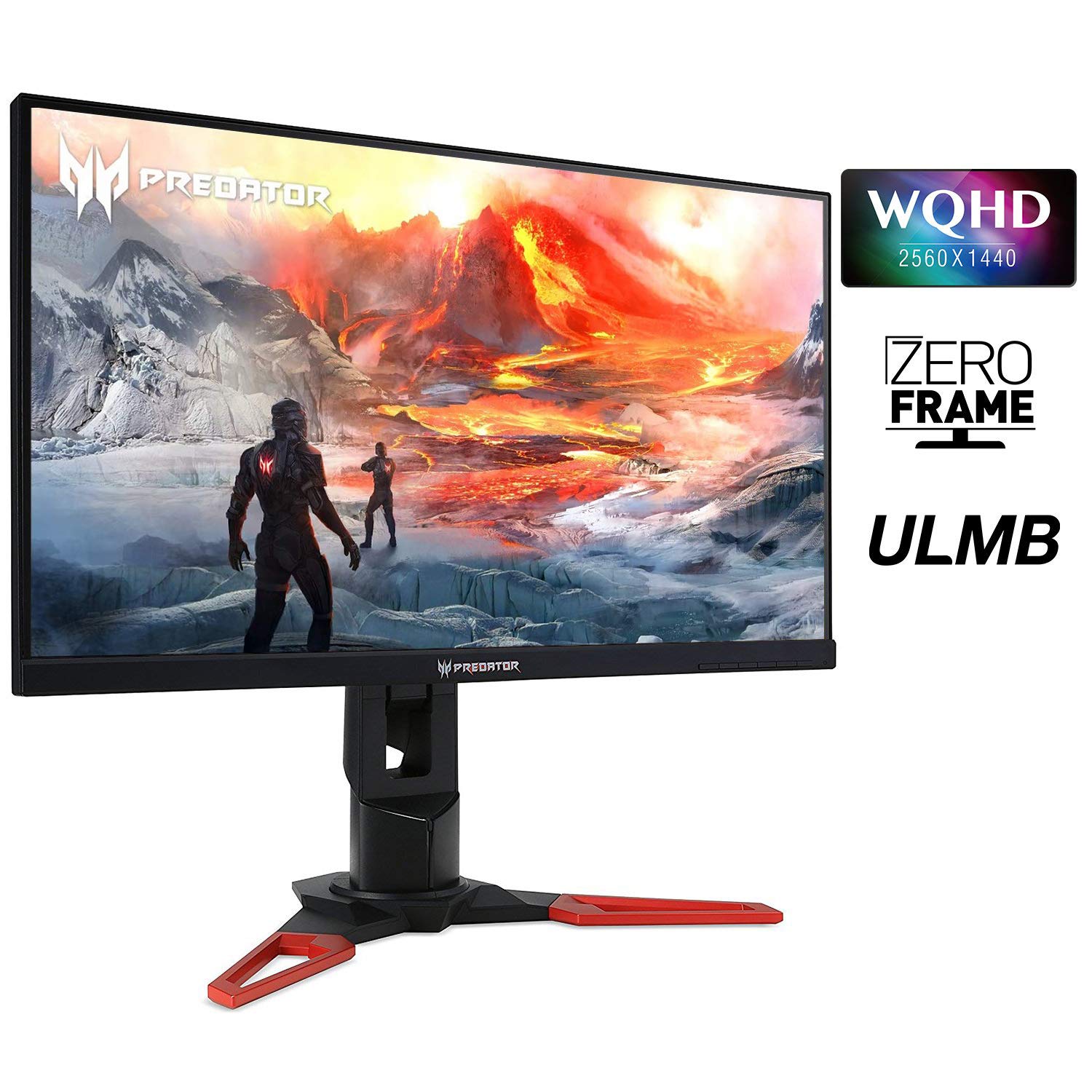 acer Predator LCD Widescreen Monitor, 27" Display, WQHD Screen, IPS, Anti-Glare (Renewed)