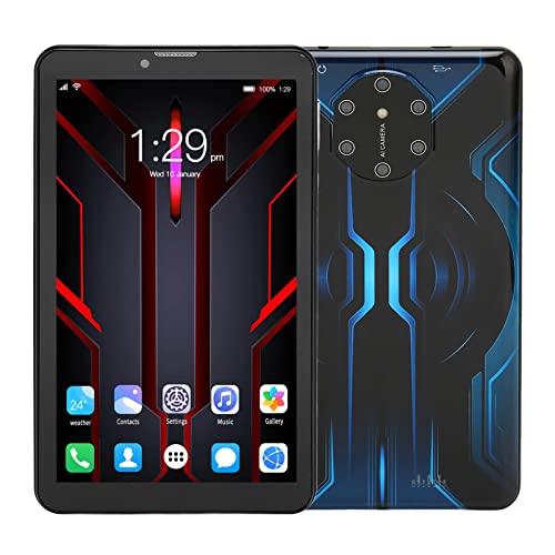 7in Tablet, Kids Tablet for Android 10 1960x1080 IPS Blue 4GB 32GB MT6592 8 Cores CPU for Study (US Plug)