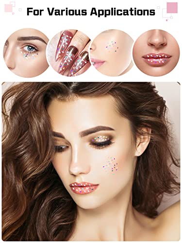 EBANKU Chunky Glitter, Water Droplets Confetti Sequin Glitters Resin Sparkle Chunky Sequins for Make Up, Body, Face, Slime, Resin Craft, Tumblers, Party Decor (3.5 Oz 100g)