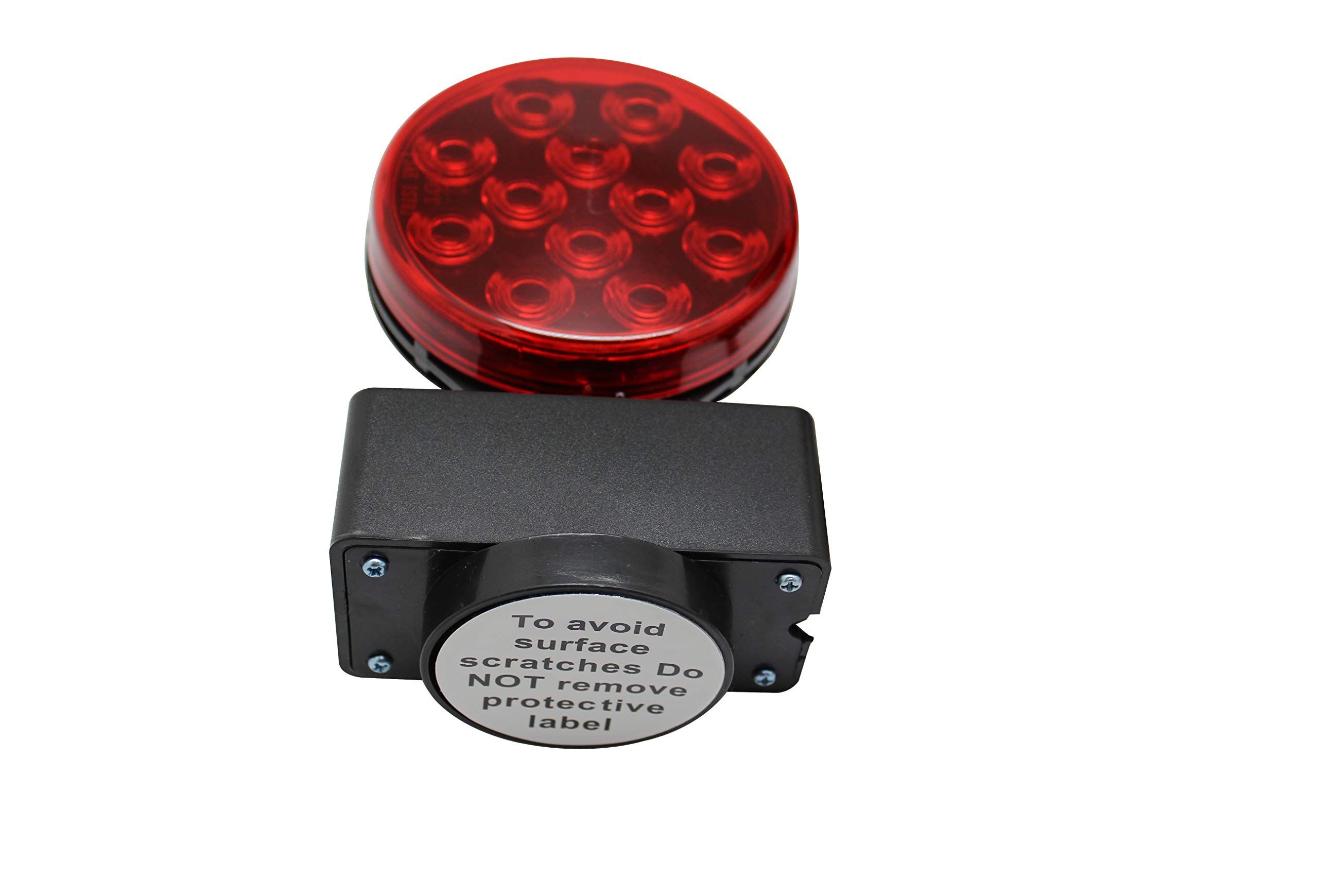 MAXXHAUL 50015 12V Magnetic LED Towing Lights With Magnetic Base - DOT Compliant, 1 Pack