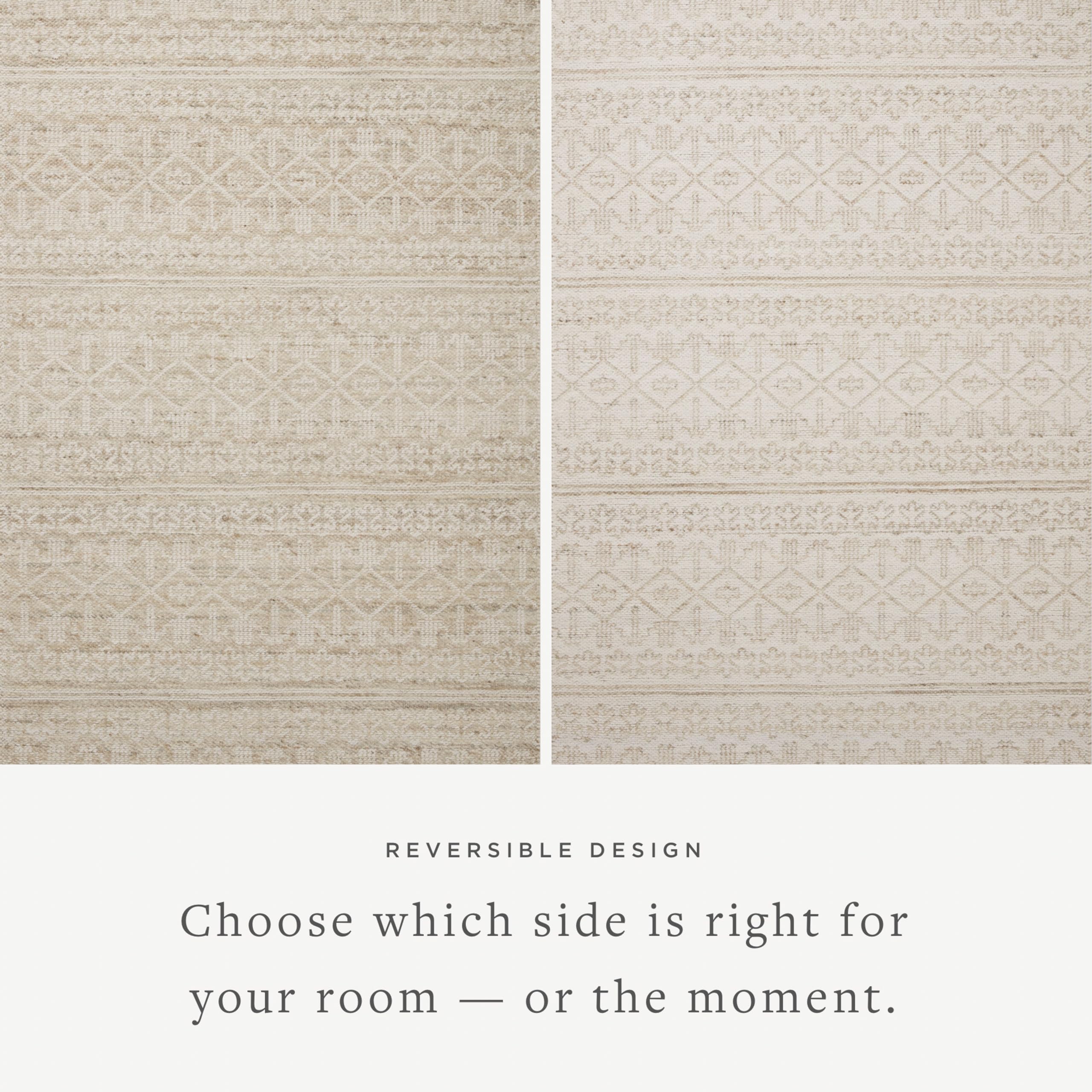 Loloi Angela Rose x Rivers Sand/Ivory 7'-9" x 9'-9" Area Rug