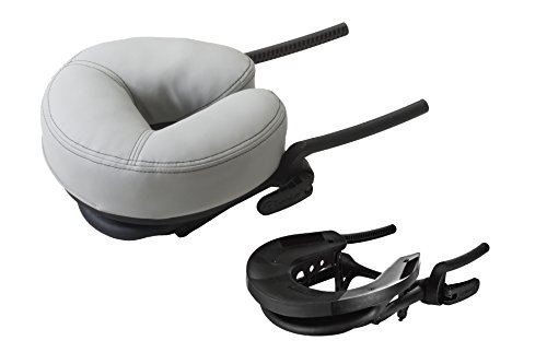 EARTHLITE Massage Table Face Cradle FLEX-REST - Self-Adjusting, Flexible Platform with Strata Memory Foam Face Pillow, Vanilla Crème