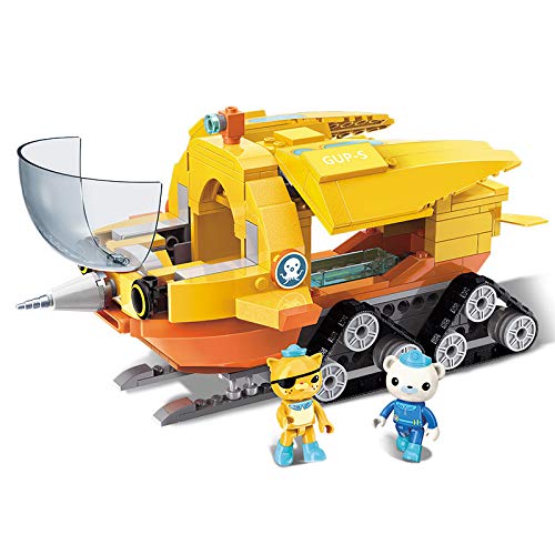 BASEPLATES for Age 6+ Building Block Octonauts Ocean Adventure GUP-S Polar Exploration Vehicle & Barnacles kwazii 275pcs Building Brick Set-No Package Box (3704)