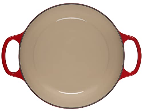 Le Creuset Enameled Cast Iron Signature Deep Round Oven, 5.25qt., Cerise