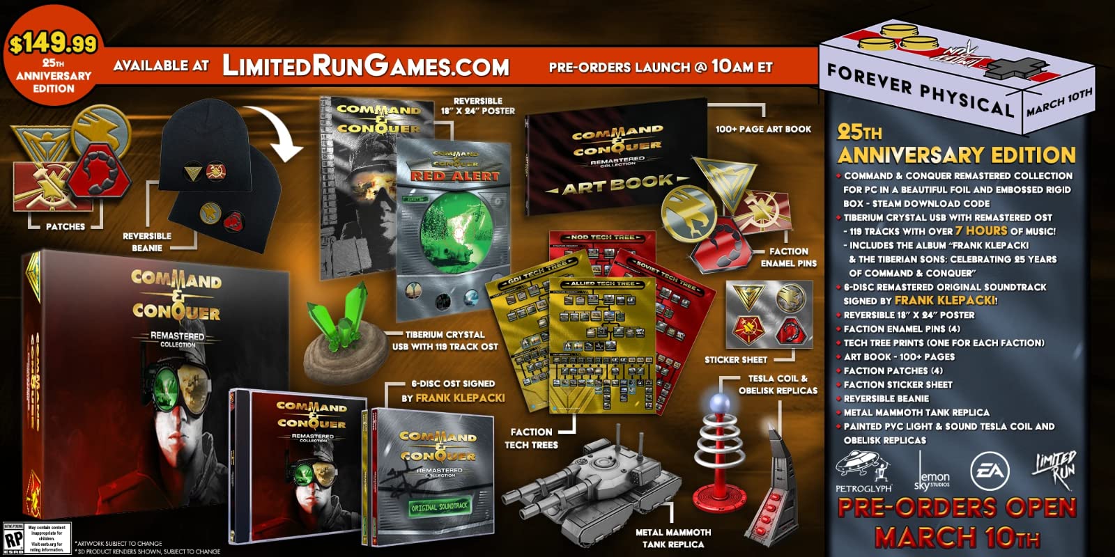 Command & Conquer Remastered Collection: Special Edition -25th Anniversary - PC - Exclusive Limited Edition Box Set