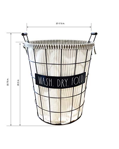 Rae Dunn Heavy Duty Laundry Hamper - by Designstyles