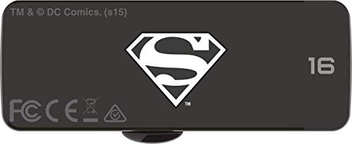 Emtec Black & White 16GB USB 2.0 SuperHero Flash Drive (ECMMD16GM700SP03)(Design may vary - Super Man, Batman, Wonder Women)