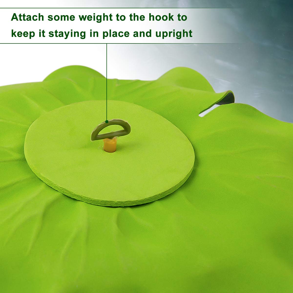 AZEX Linyida Artificial Floating Foam Lotus Flowers,Artificial Water Lily Pads, Lotus Lilies Pad Ornaments for Patio Koi Pond Pool Aquarium Home Garden(6PCS Ivory)