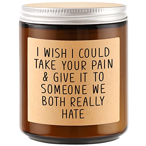 Get Well Soon Gifts for Women Men, Feel Better Candles Gifts for Women Men After Surgery, Inspirational Gifts, Sympathy, Grieving, Condolence, Divorce, Miscarriage, Sorry for Your Loss, Cancer Gifts