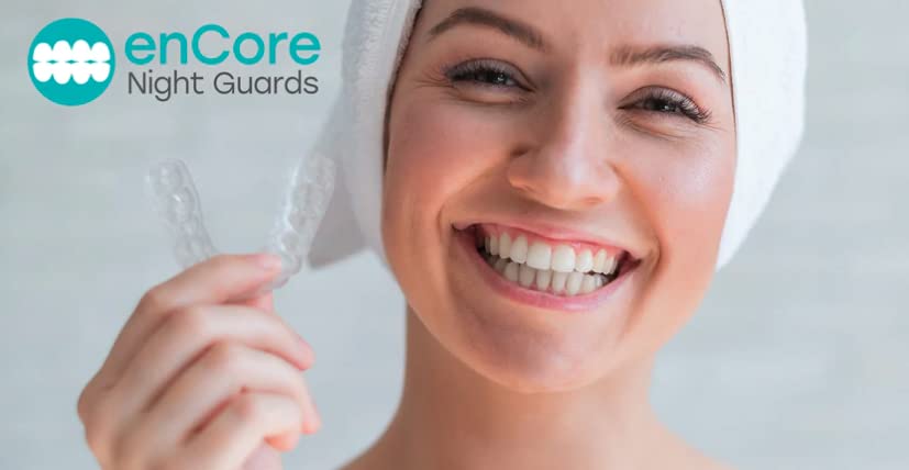 enCore - Custom Dental Night Guard/Mouth Guard for Protection Against Teeth Grinding/Clenching/Bruxism and TMJ Relief - One (1) Guard