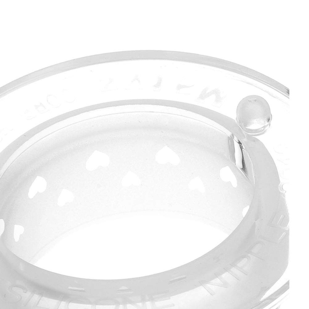 Matyz 4-Pack Silicone Replacement Nipple for Matyz Wide Neck Bottles, Slow Flow, Newborns Up to 3 Months (Size S)