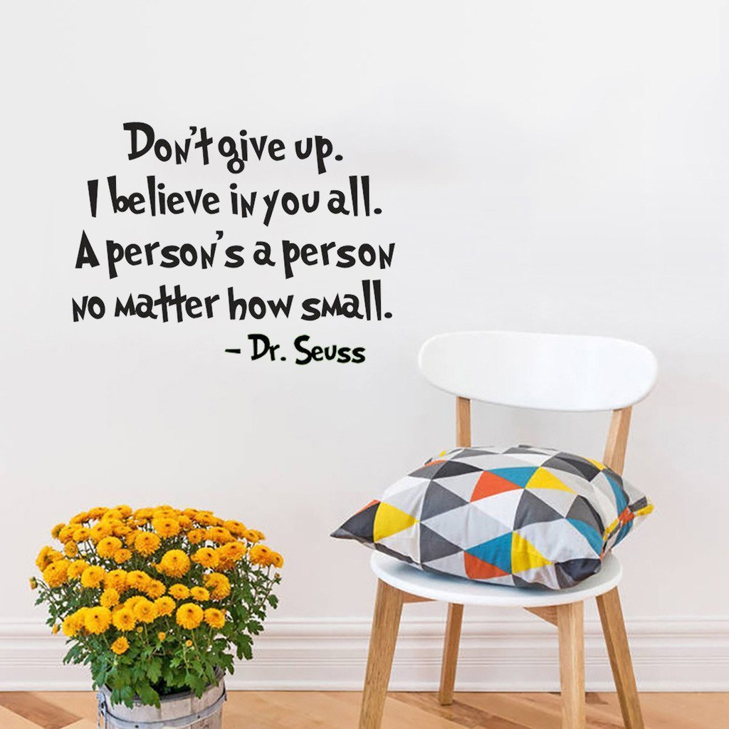 HACASO Dr Seuss Bedroom Quote Decors Wall Saying Decals Quote for Home Wall Stickers Nursery Room Decor (23)