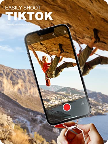 A-LuGei【Foldable & Adjustable】 Cell Phone Ring Holder Finger Kickstand, Magnetic Phone Grip, Phone Stand for Back of Phone Case, Cell Phone Holder for Hand, iPhone Ring Holder Grip Phone Kickstand