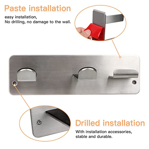 Blow Dryer Holder Wall Mount, Yimerlen Hair Dryer Holder Compatible with Dyson Hair Dryers for Bedroom and Bathroom (Silver)